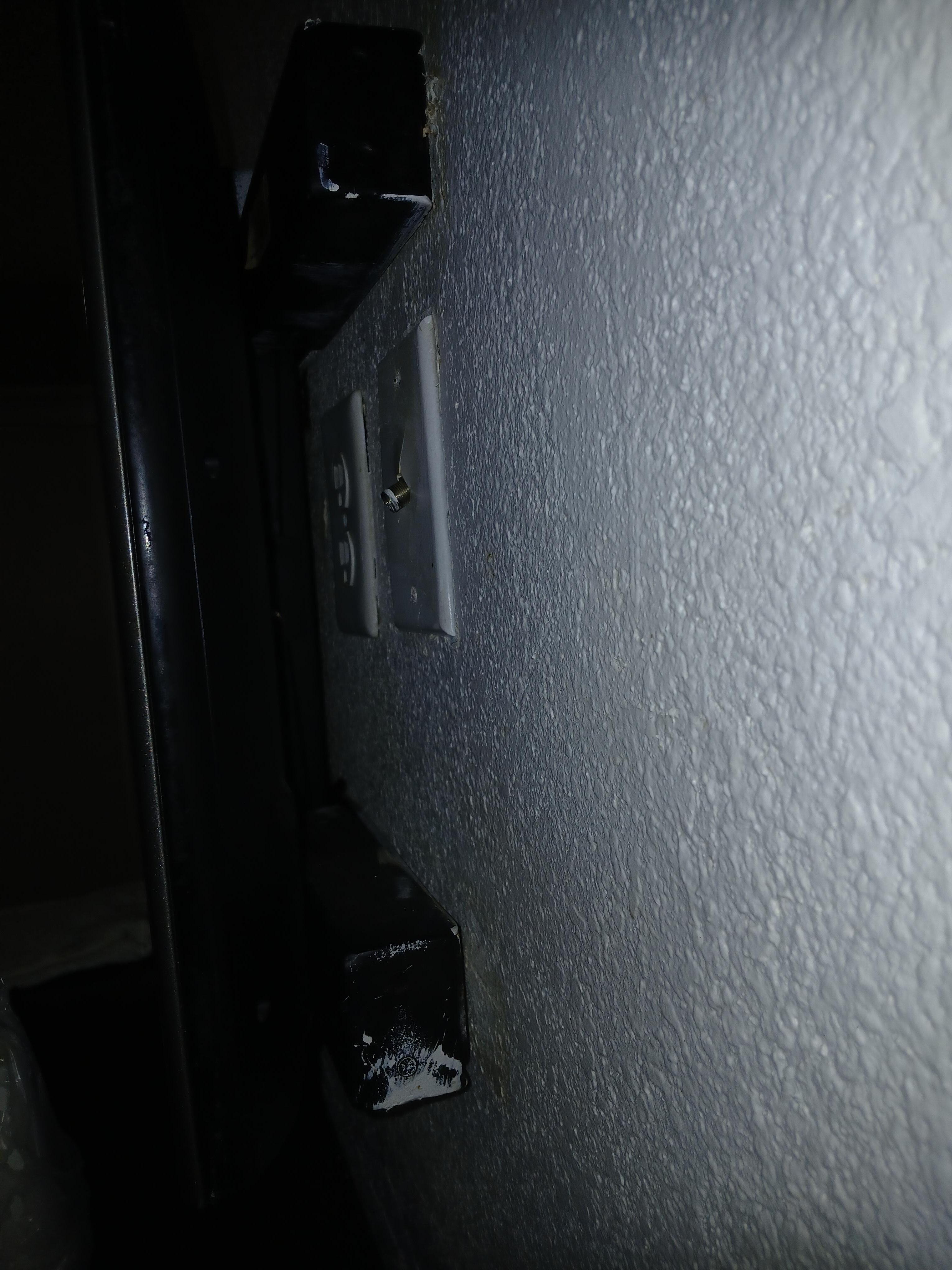 No cord to plug tv into wall, after finding out there was no remote amyway.