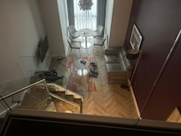 Taken from the elevated sleeping area