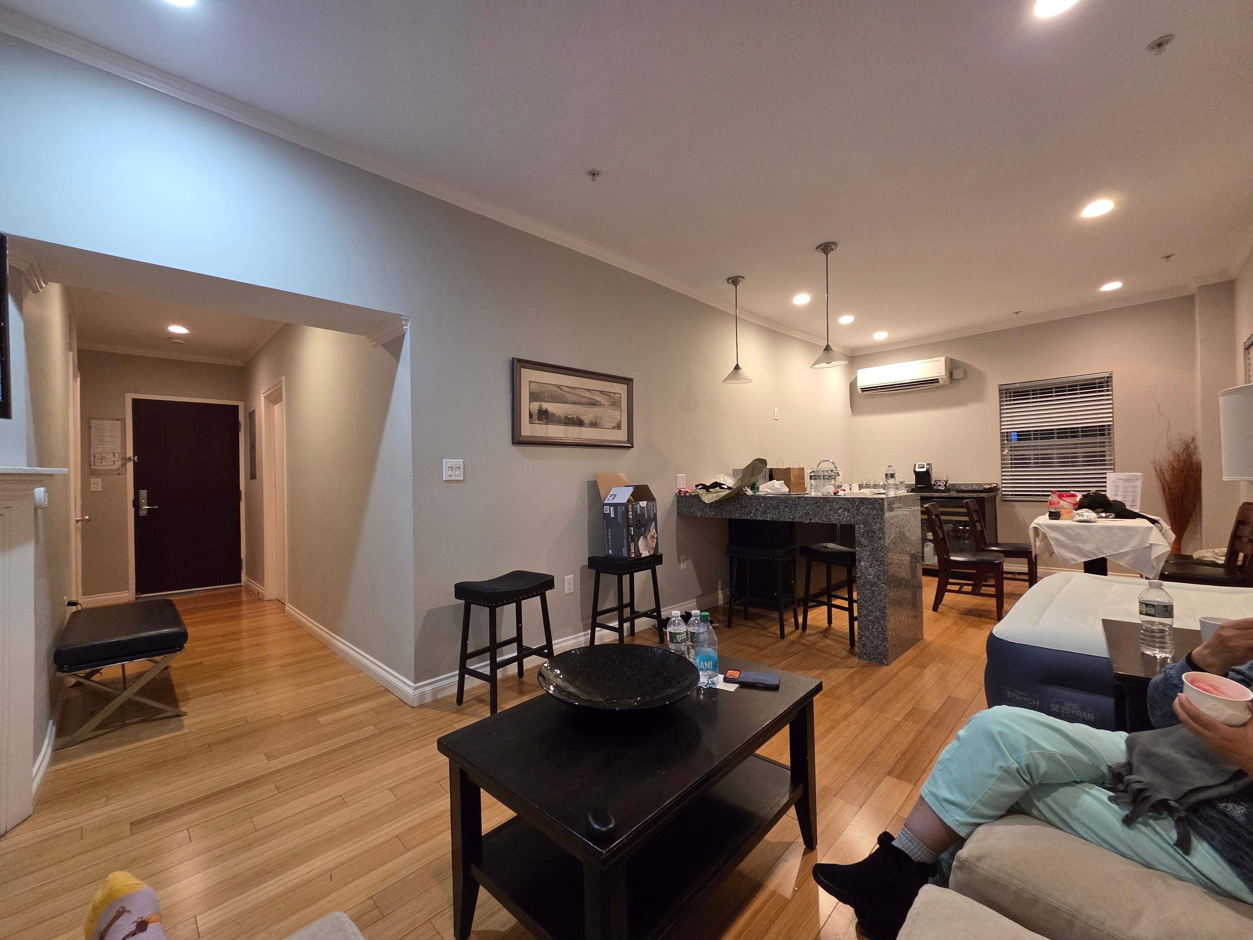 Living room of 2 bedroom suite