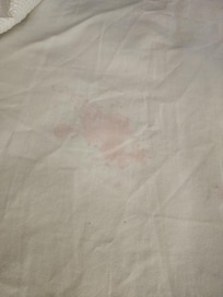 Stained and dirty sheets