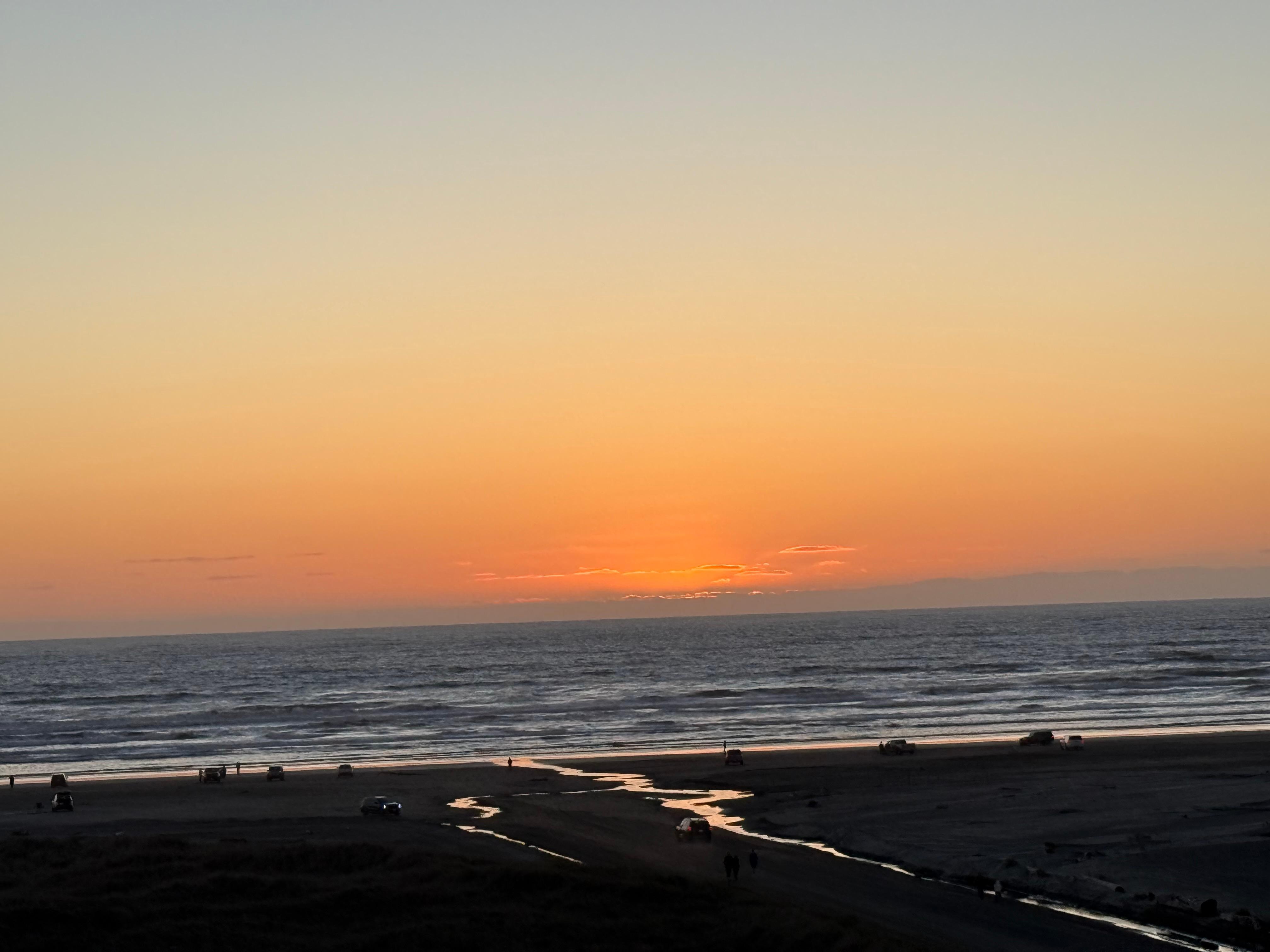 From the room balcony. 