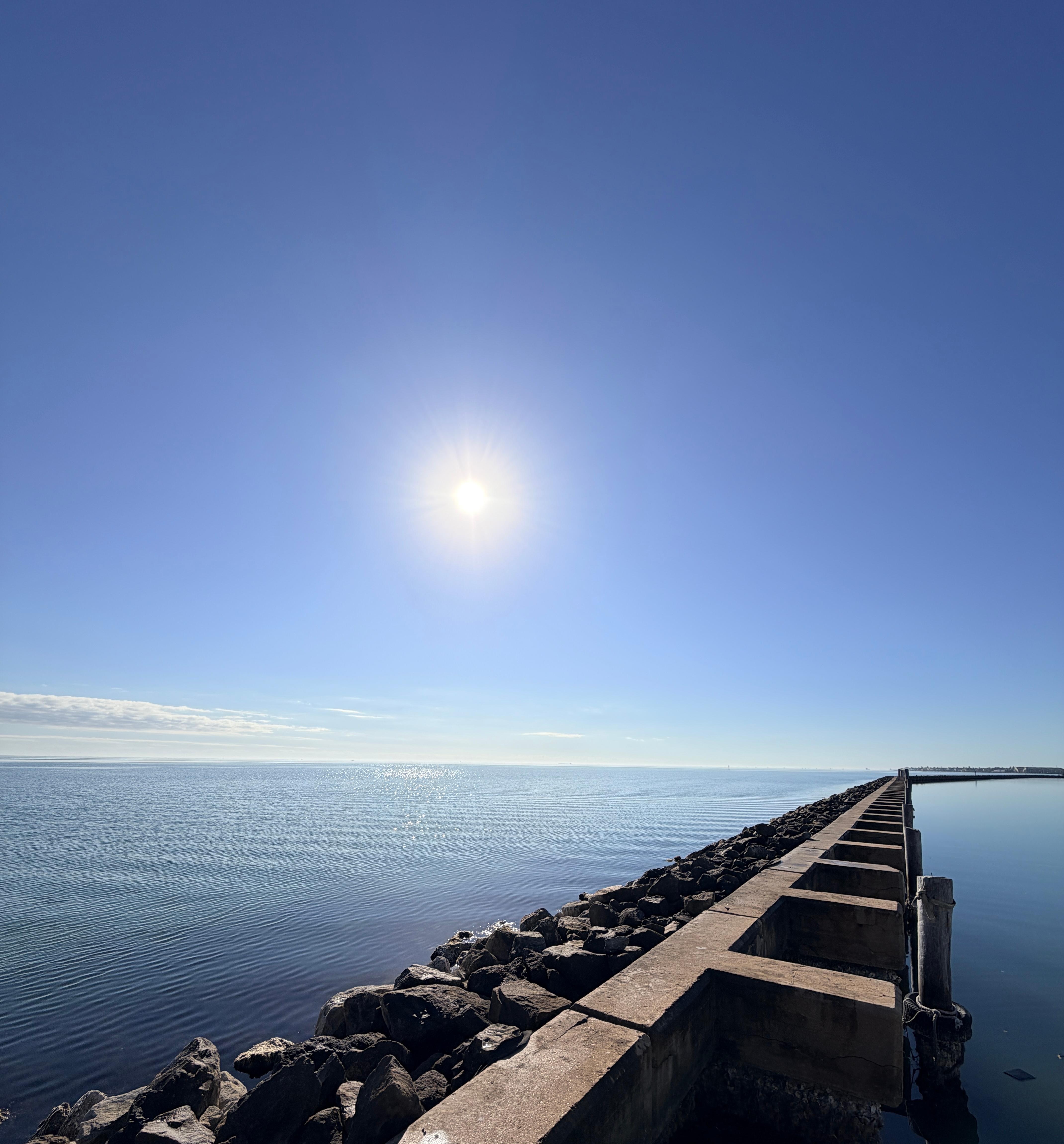 Across the street from the hotel is a great spot to walk around 