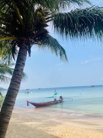 Restaurant och bar vid stranden.