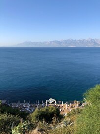 Vista esplanada para a plataforma.