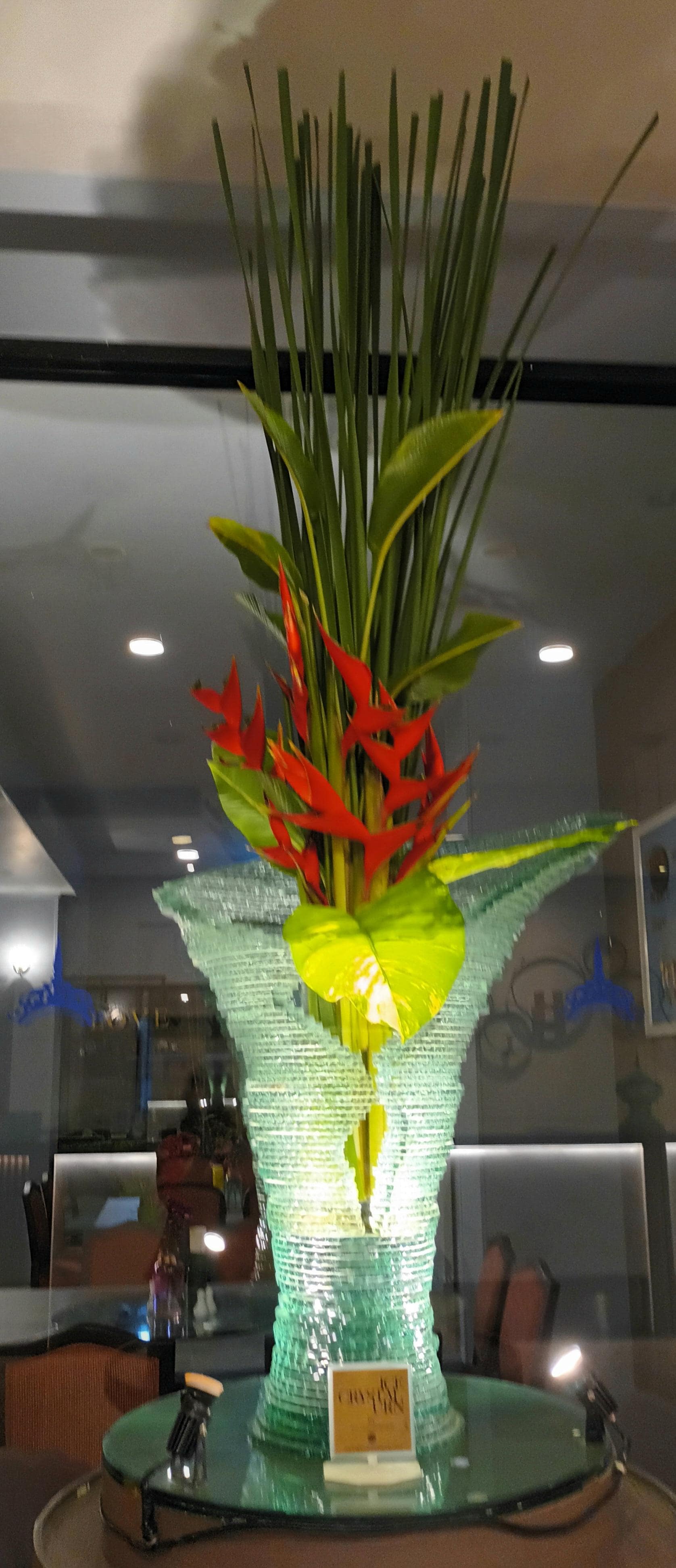 Très beau décor dans 1  magnifique lobby.