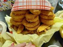 Go to Hodad's for a half order of frings!
