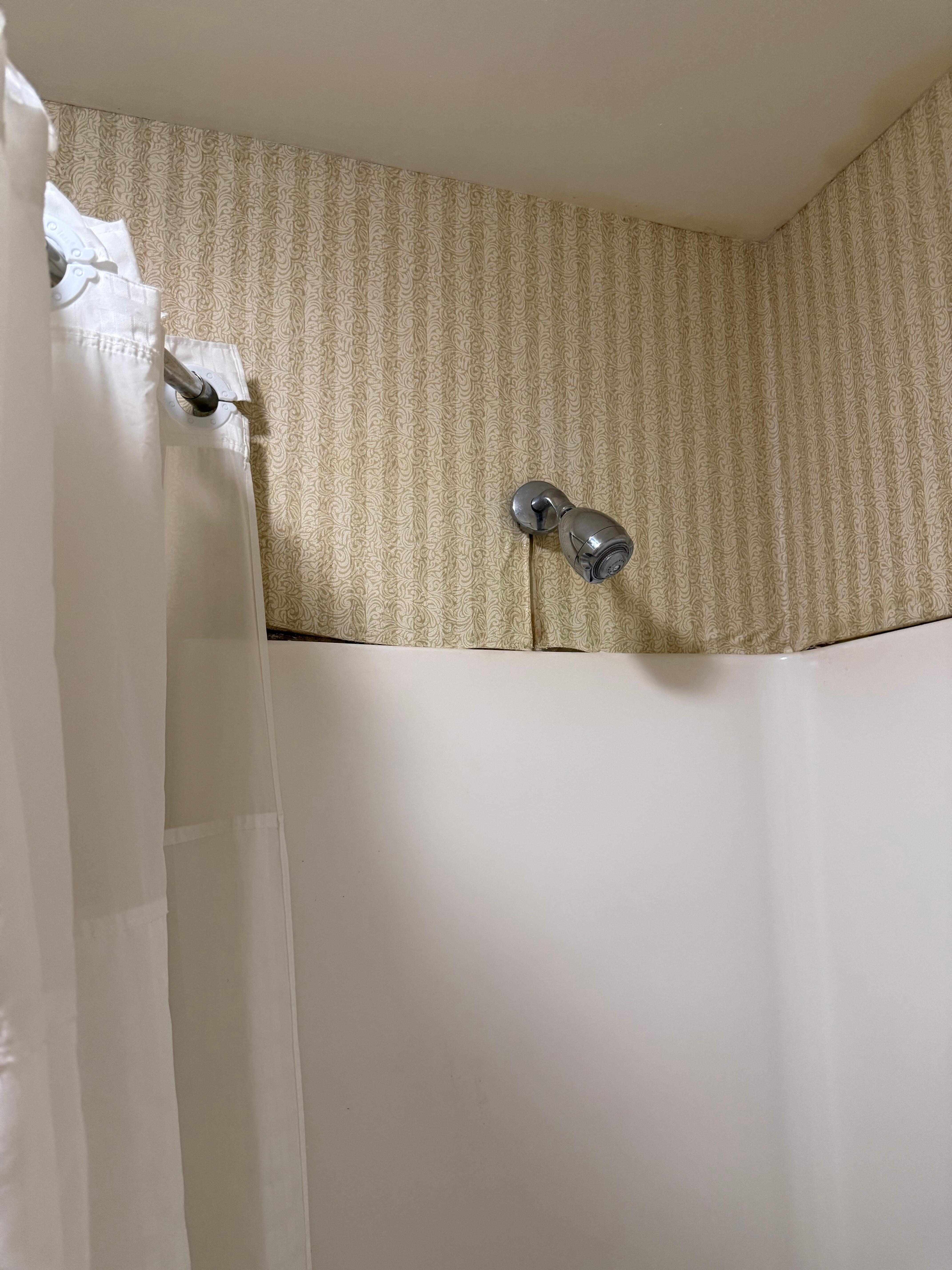Peeling wall paper