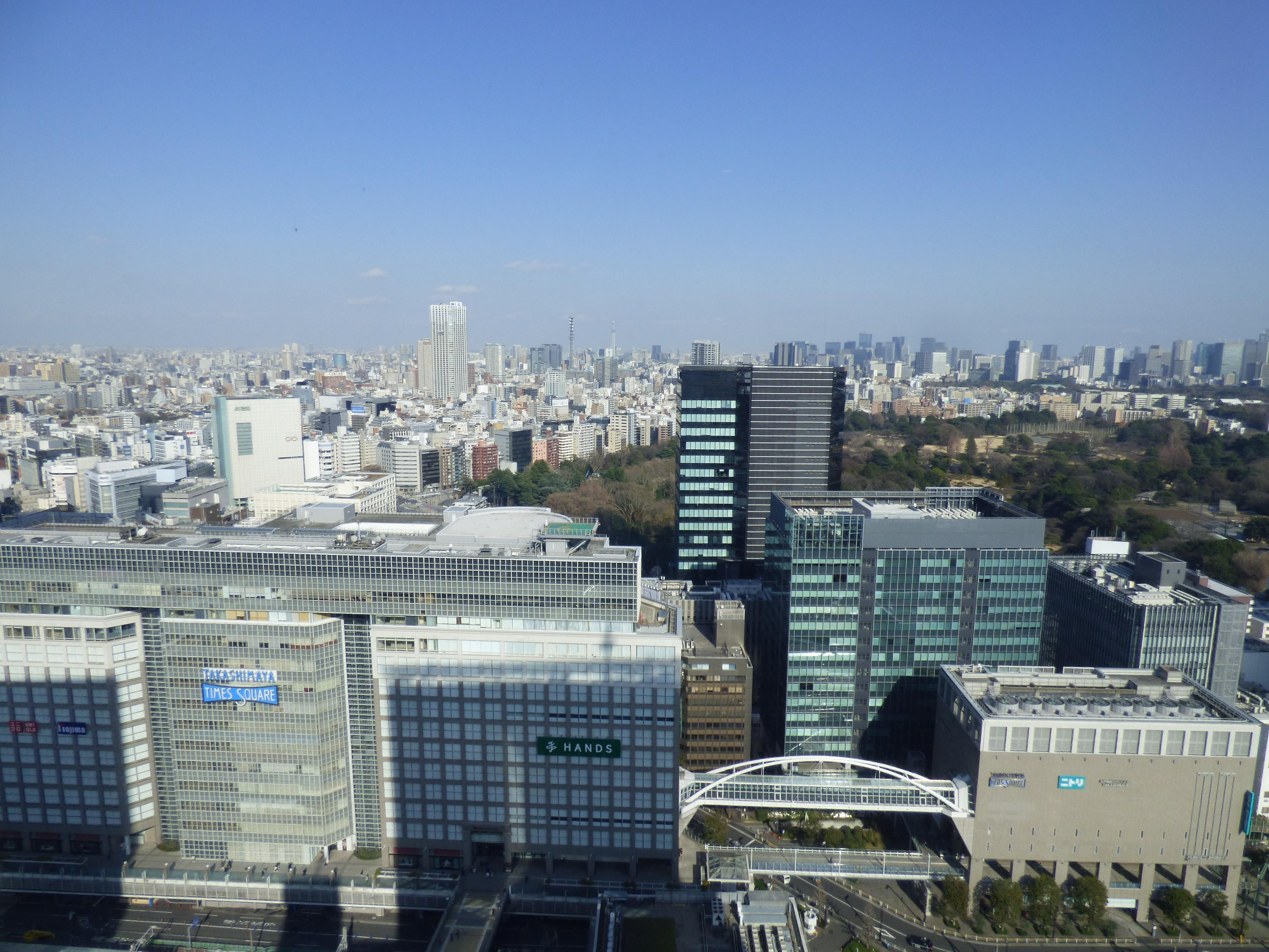 view from our room on the 29th floor