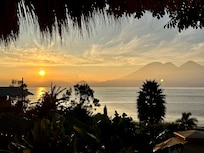 Sonnenaufgang vom Zimmer