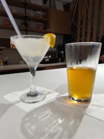 The draft beer was really good as was the margarita