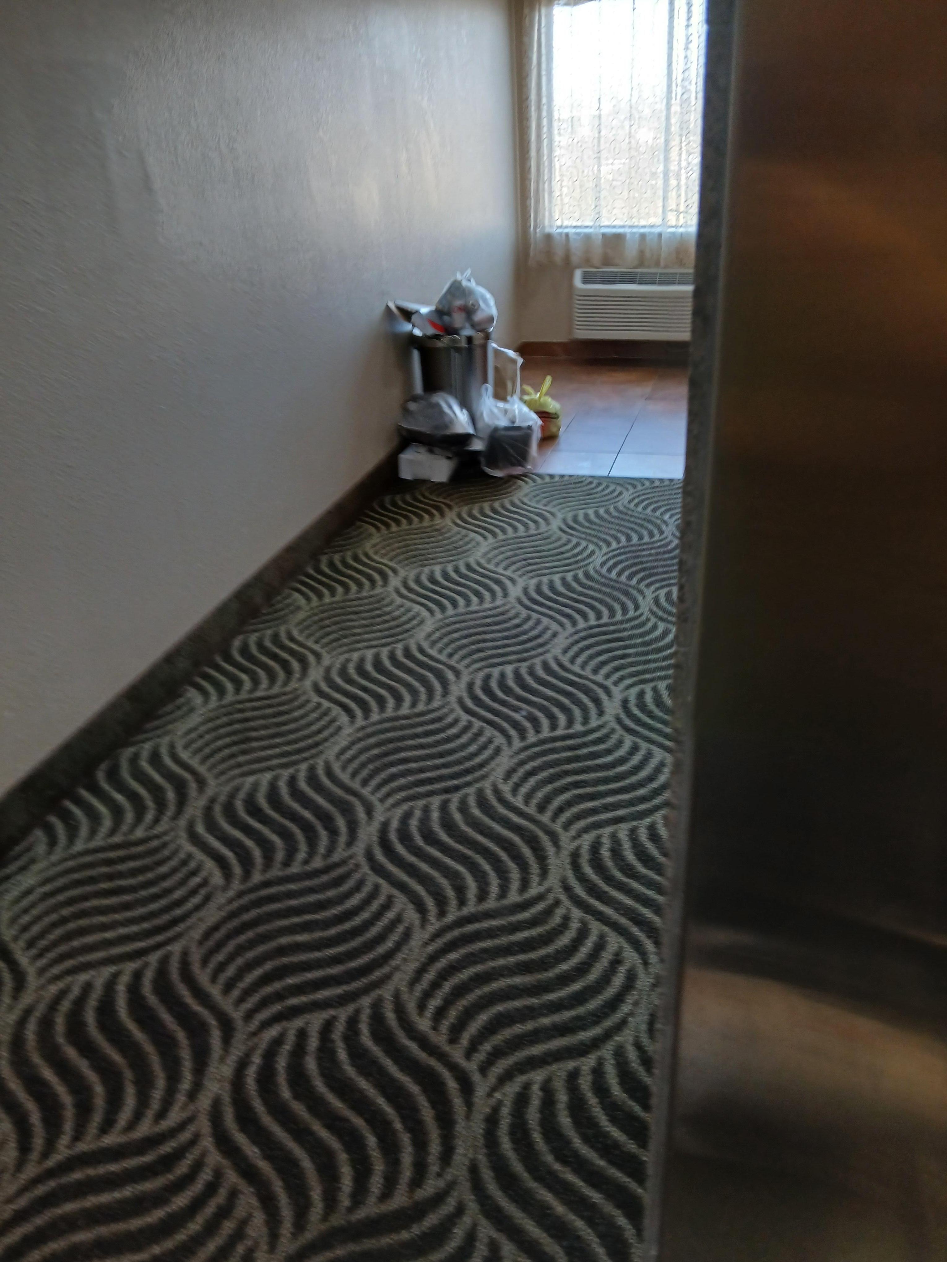 Trash not collected.