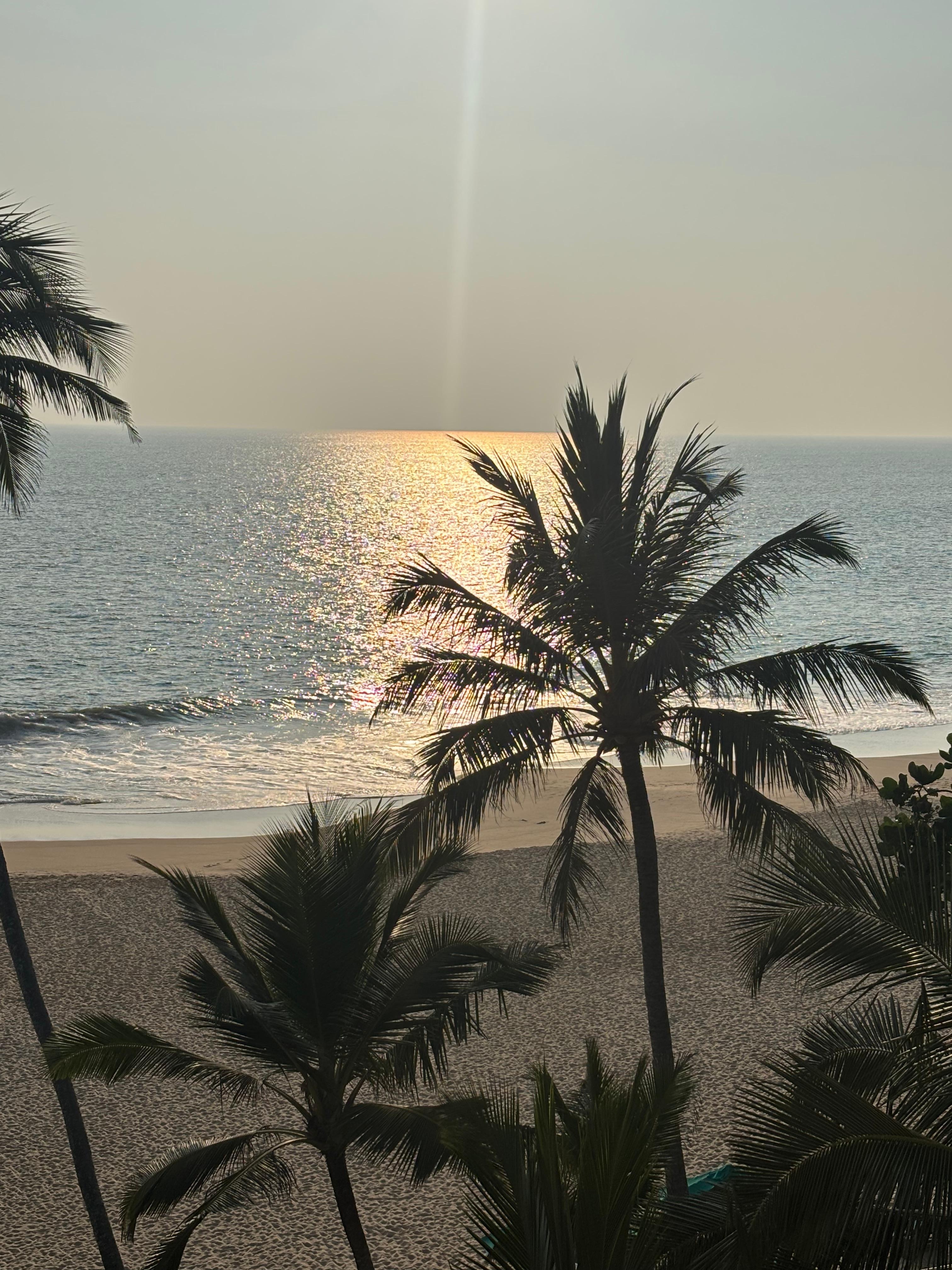 From the balcony of the suite.
