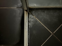 Shower floor not been cleaned