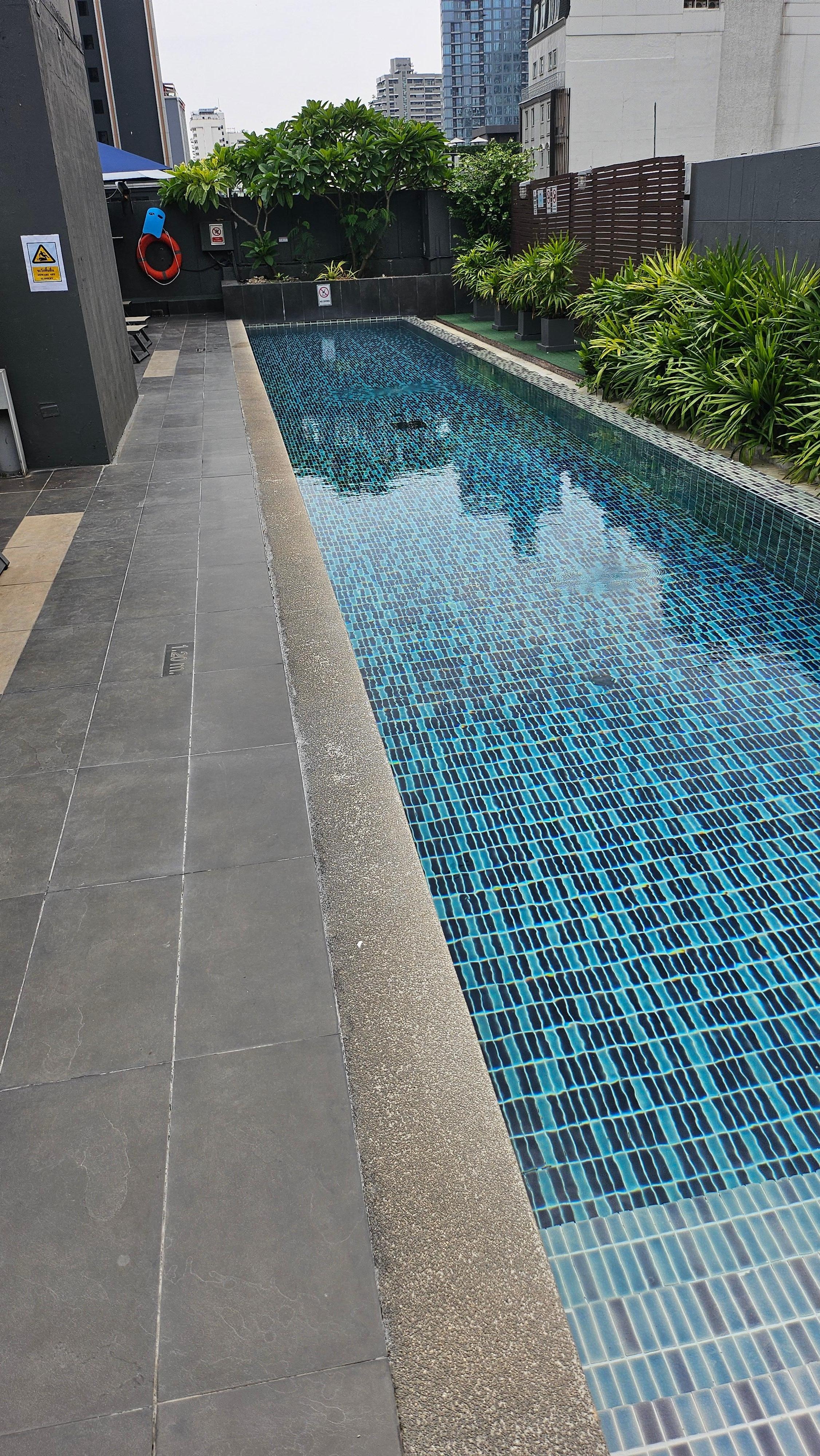 Pool is nice and quiet area.