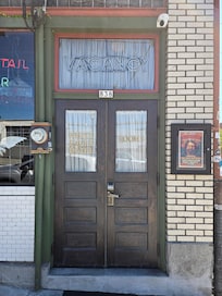 Hotel front door