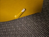 Recliner handle had been chewed