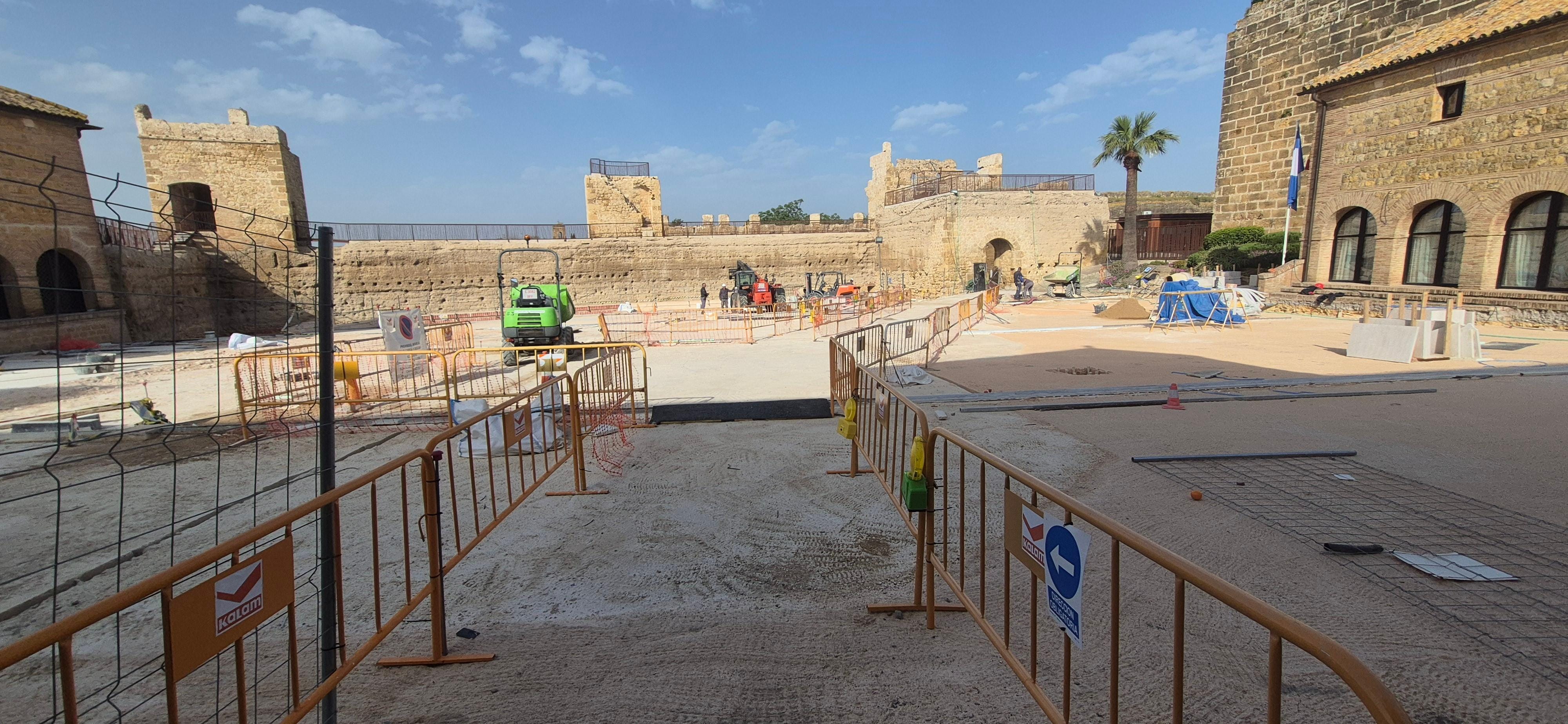 Parking en rénovation, pas de stationnement possible...