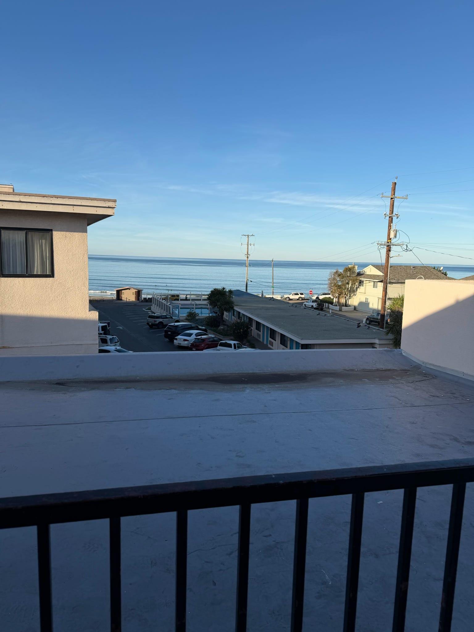 View from the walk way