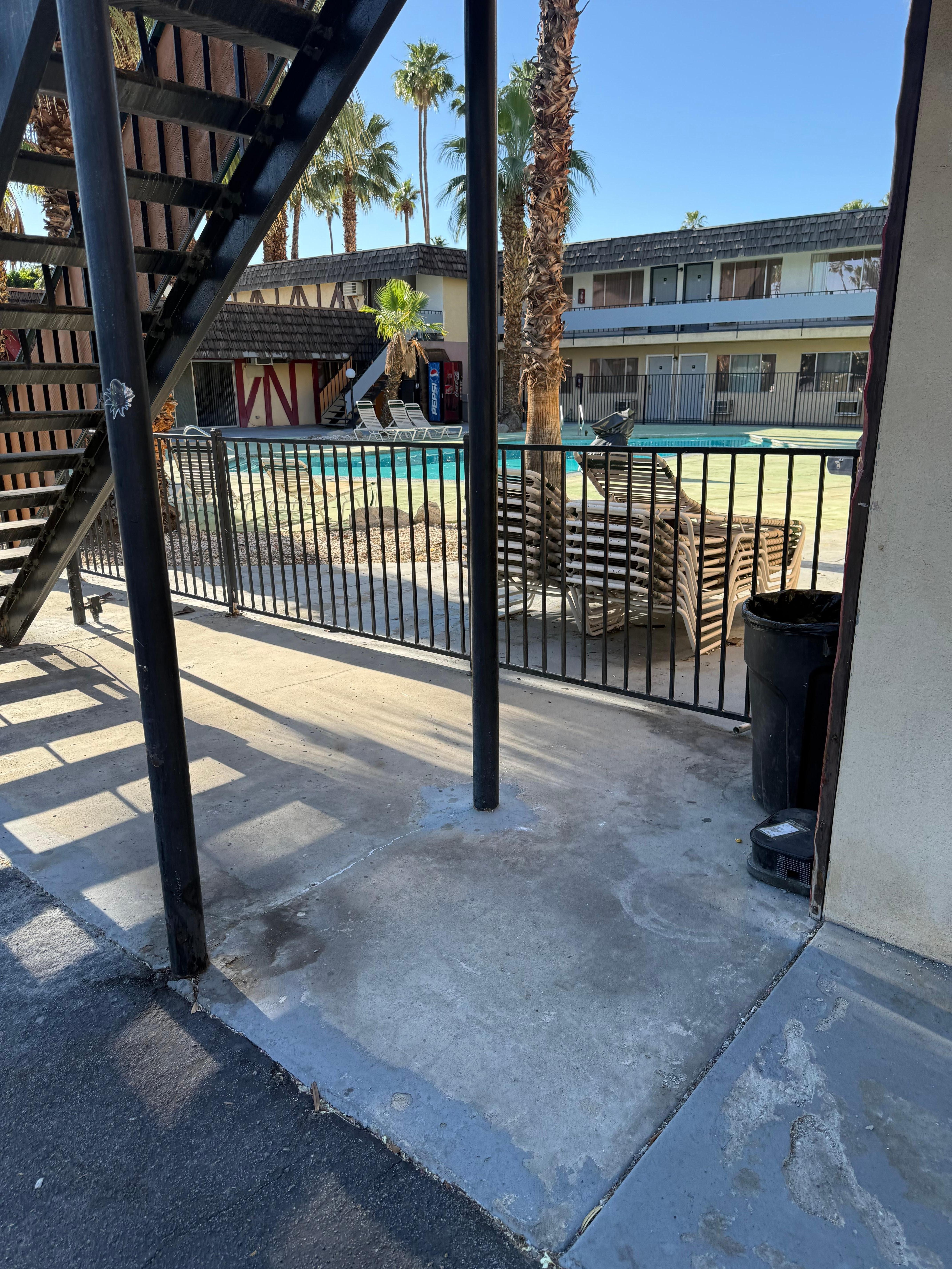 Stairs to the room wear not safe