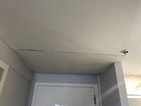 ceiling inside the room.