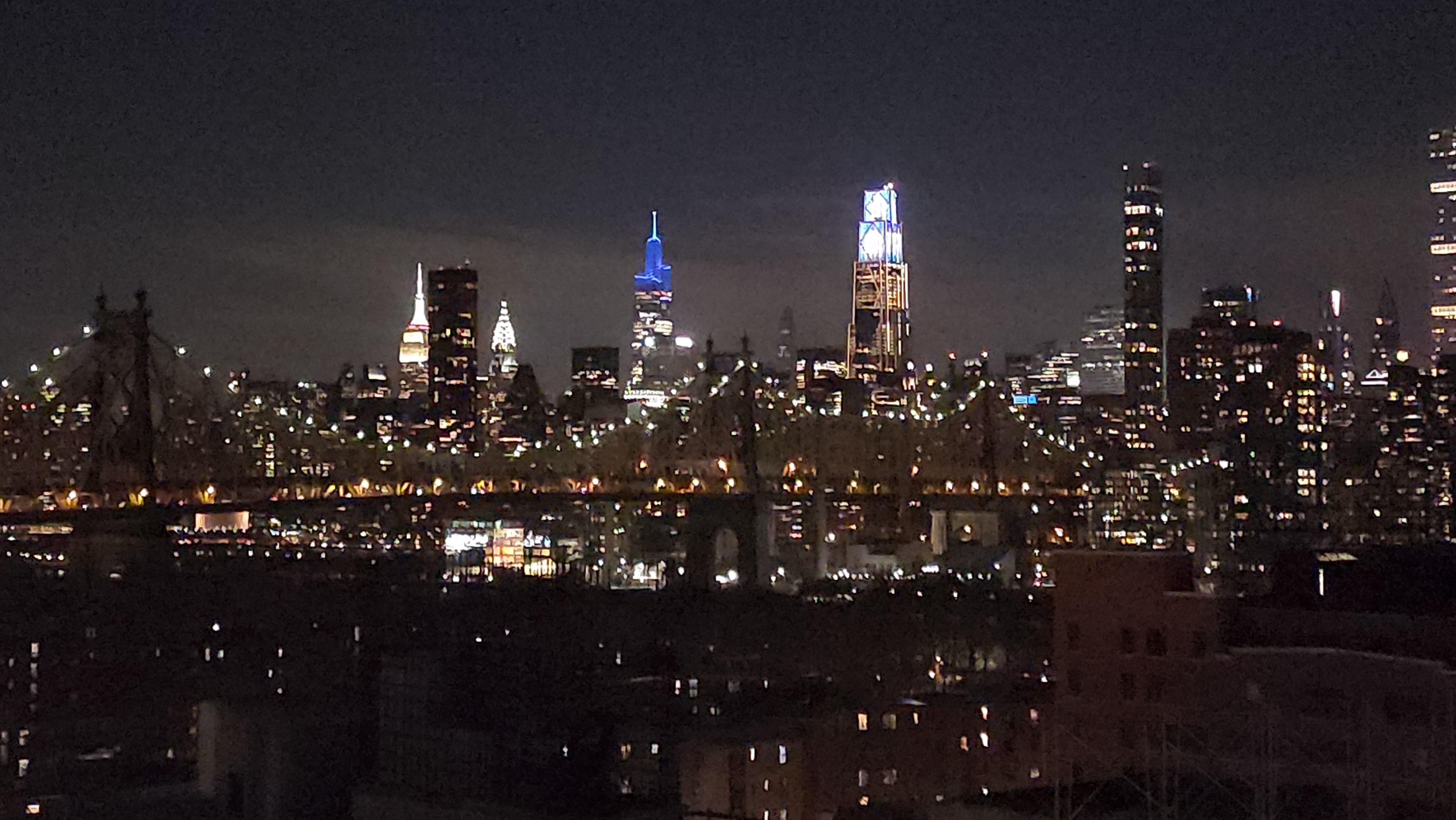 Vista do terraço do hotel