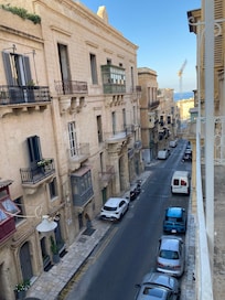 Old Bakery Street from our balcony