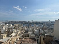 View from floor 6 balcony towards Valetta