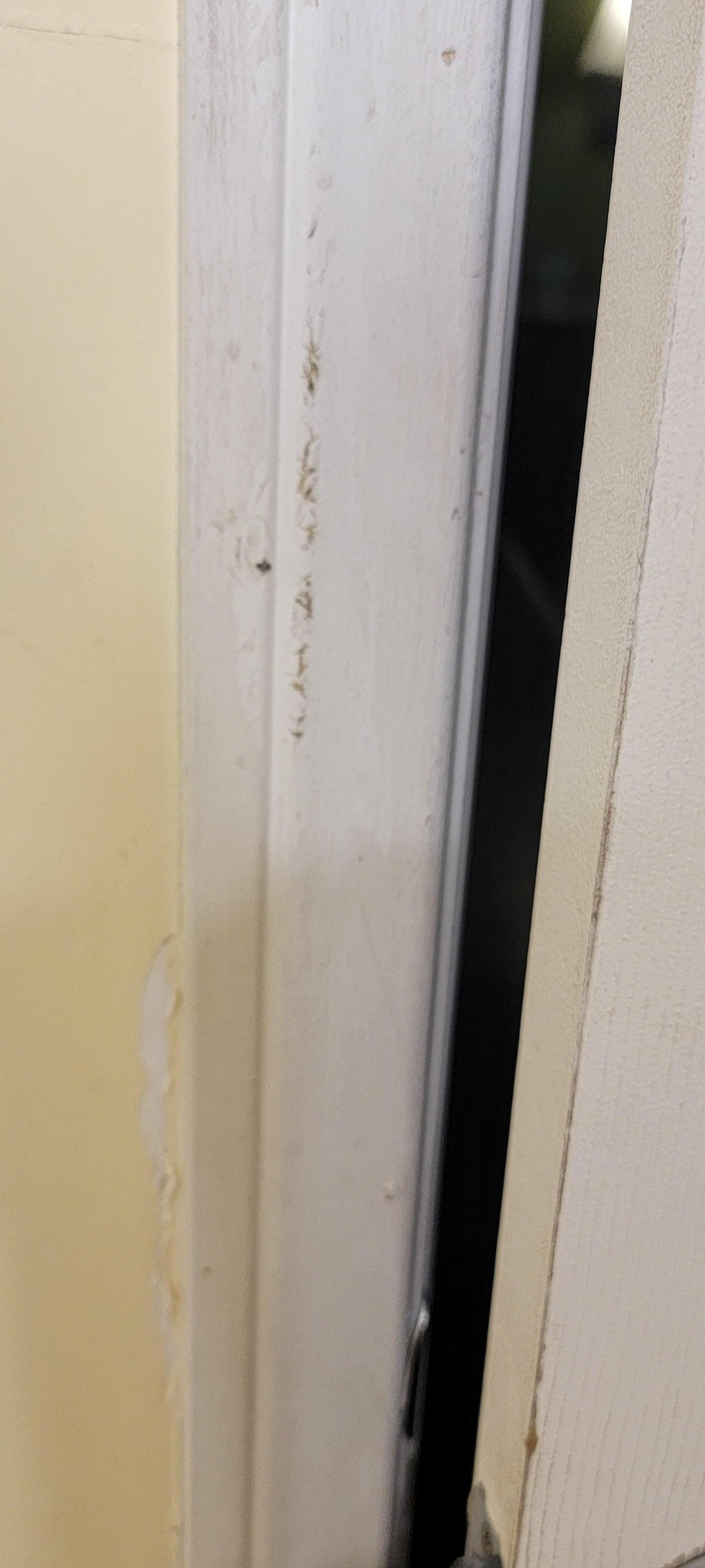 Cette photo et celles qui suivent montrent une partie de la salle de bain.