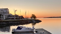 Solnedgången från andra fönstret