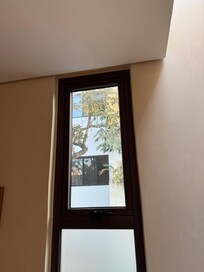 Vista do vizinho antes de colocarmos a toalha.