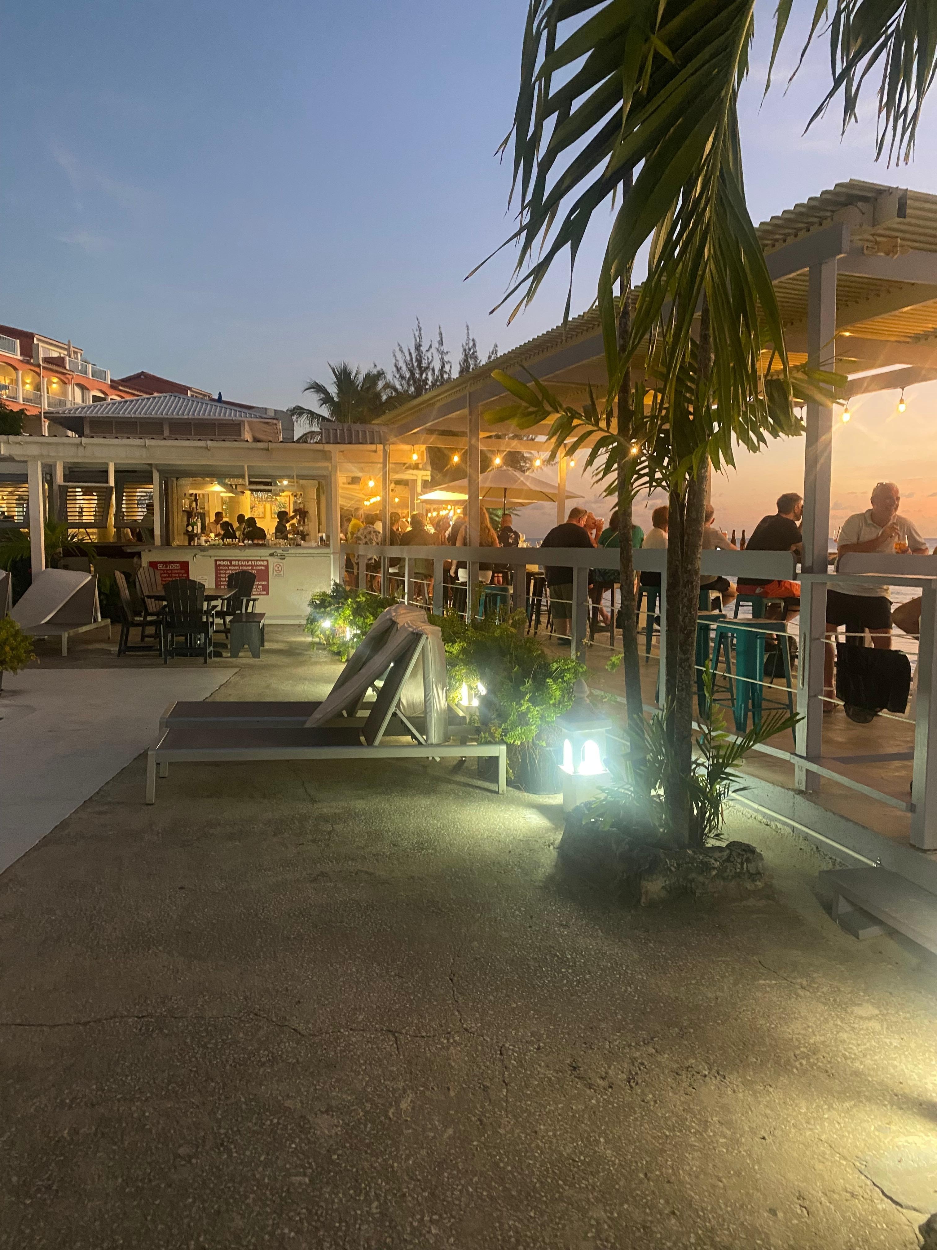 Bar and restaurant attached to the hotel.