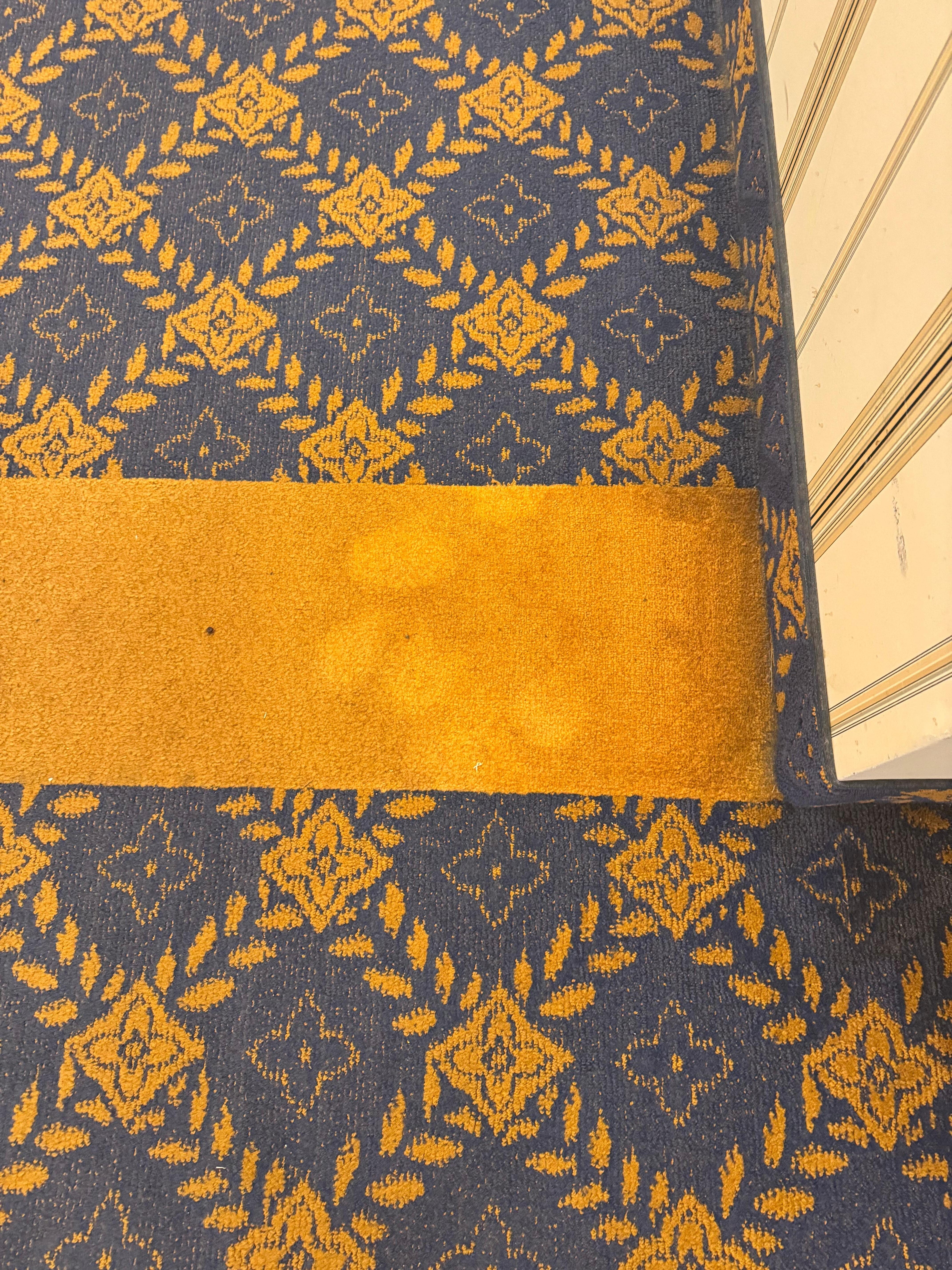 Stained carpet 