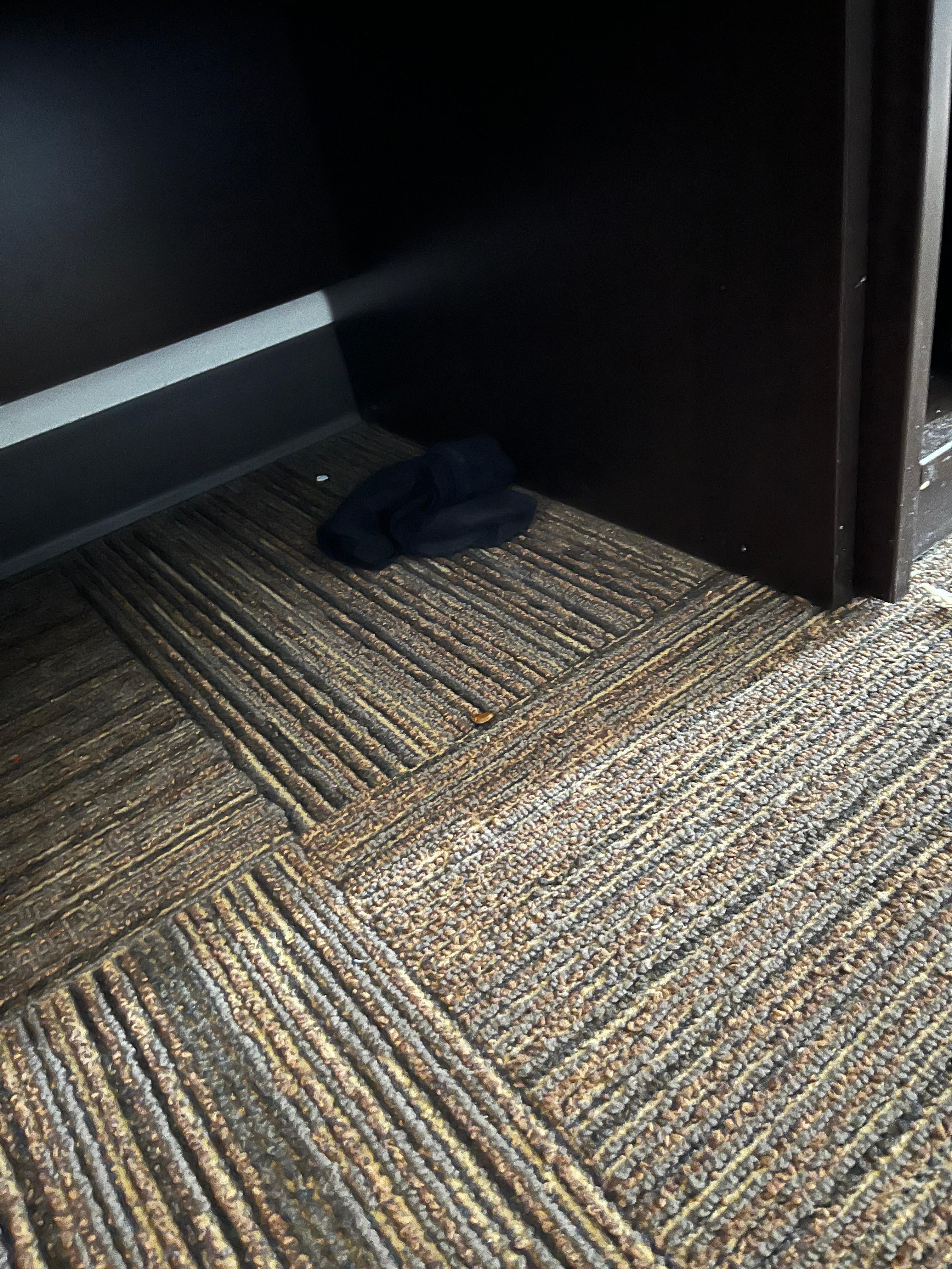 Someone dirty socks left in our room 