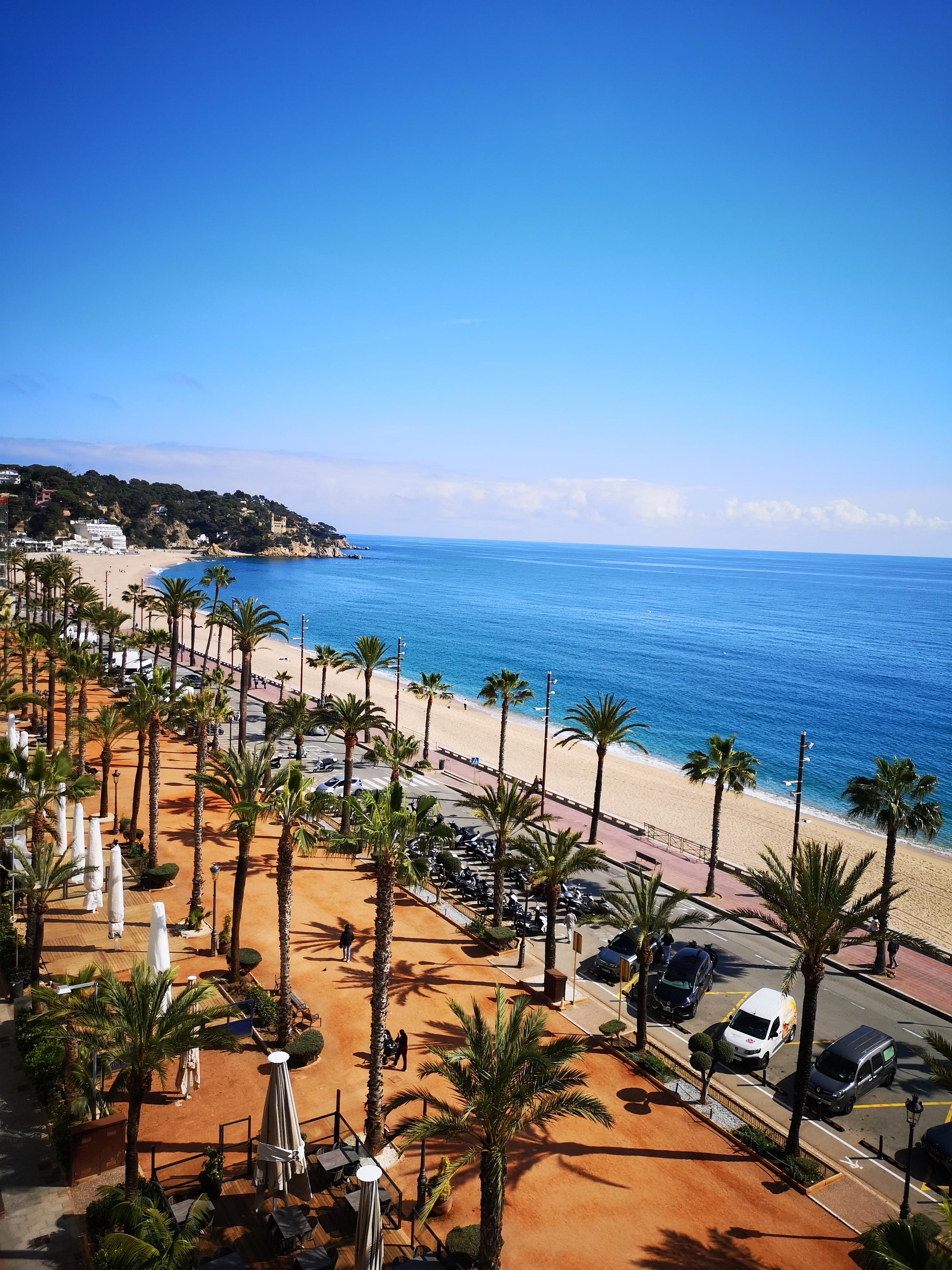 Fotot är taget från balkongen. 