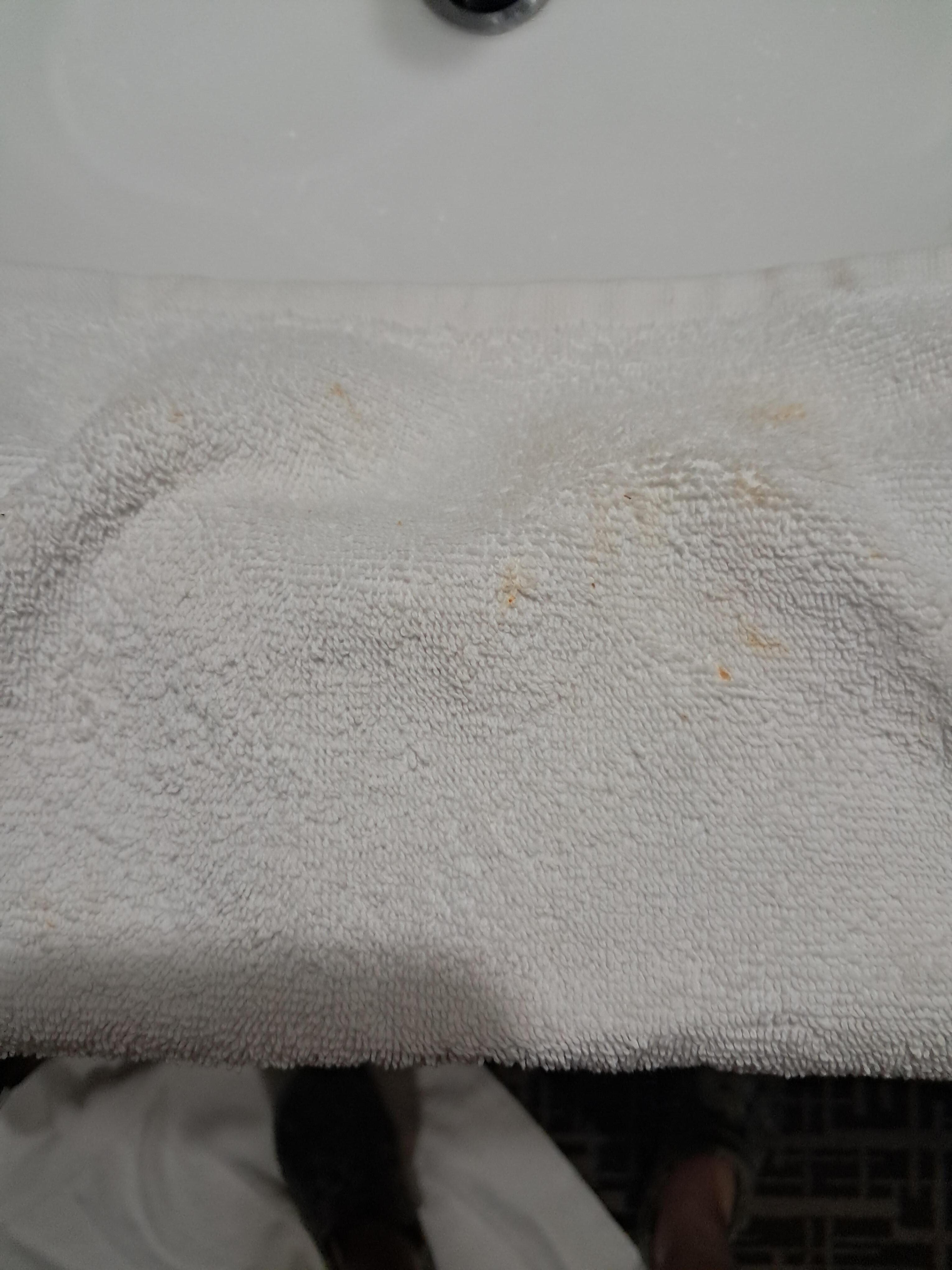Stained rags