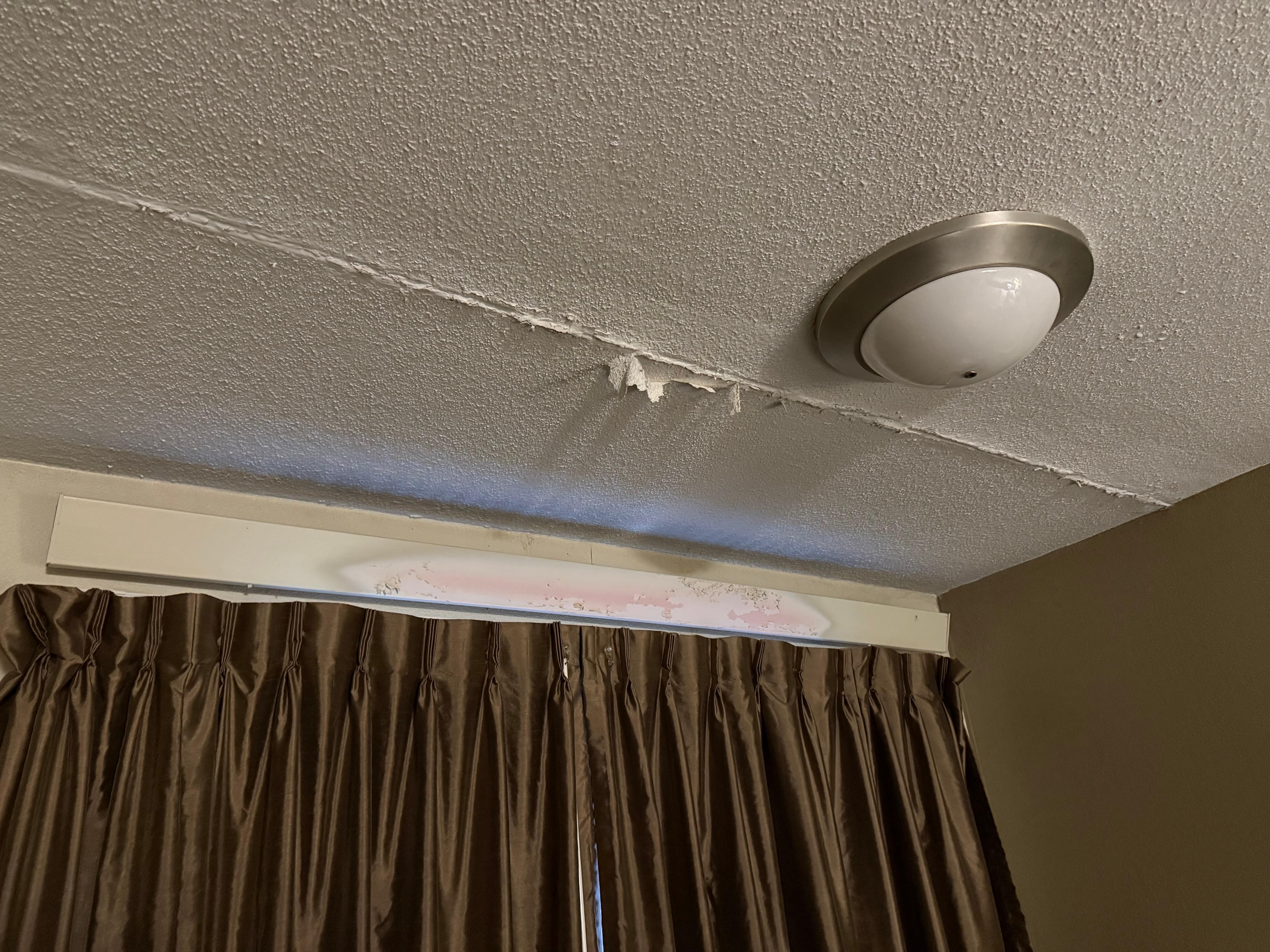 Paint falling off sealing and vents.