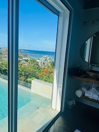 The view from our shower