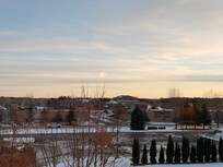 View from suite 413 early Friday morning