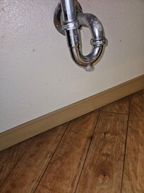 Leaking bathroom Pipe