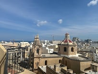 View from floor 6 balcony over Sliema
