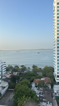 Vista do apartamento.