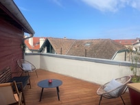 Terrasse commune à l’etage