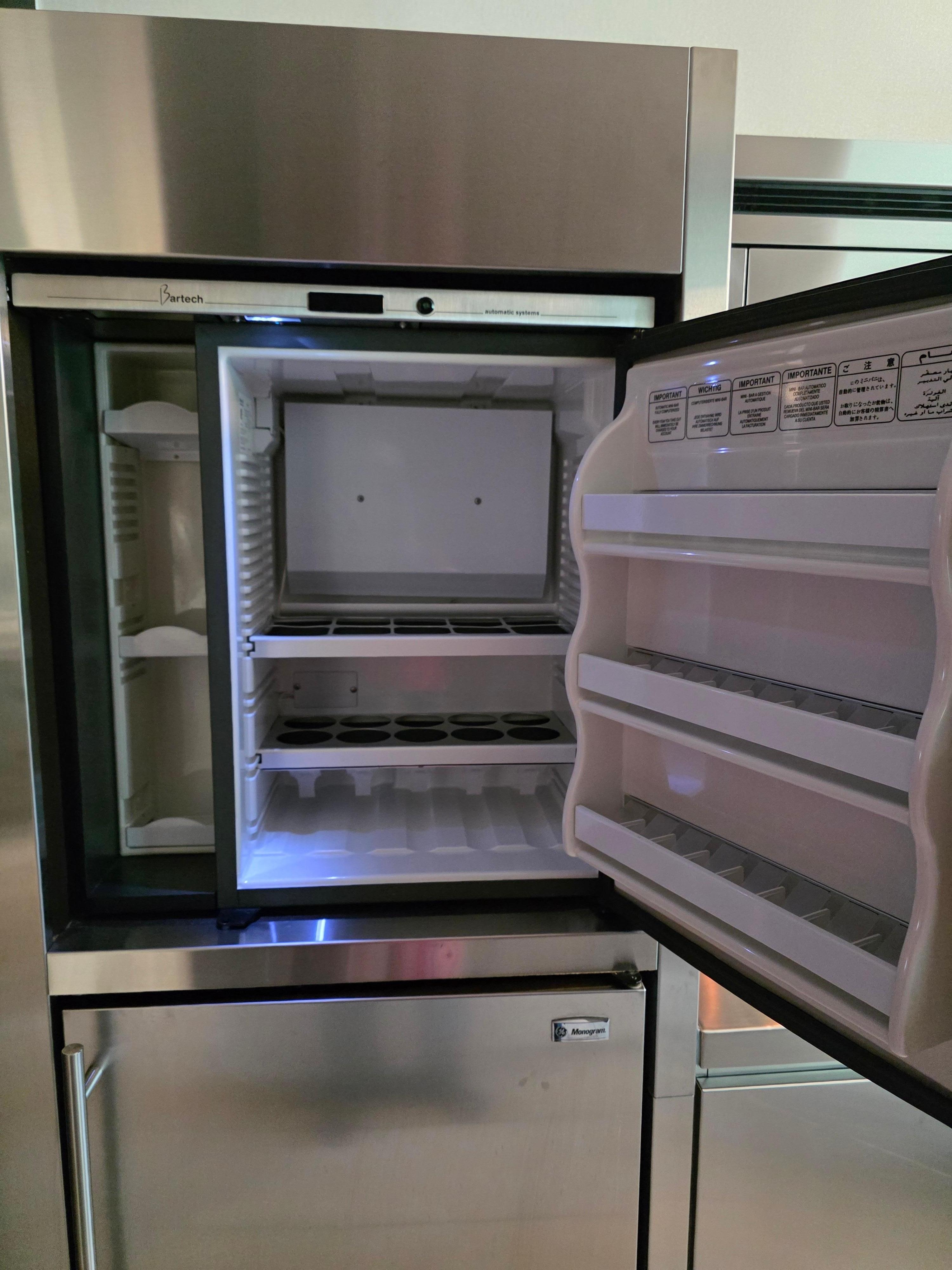 This fridge, don't see its purpose. Barely cool and didn't fit much in it.