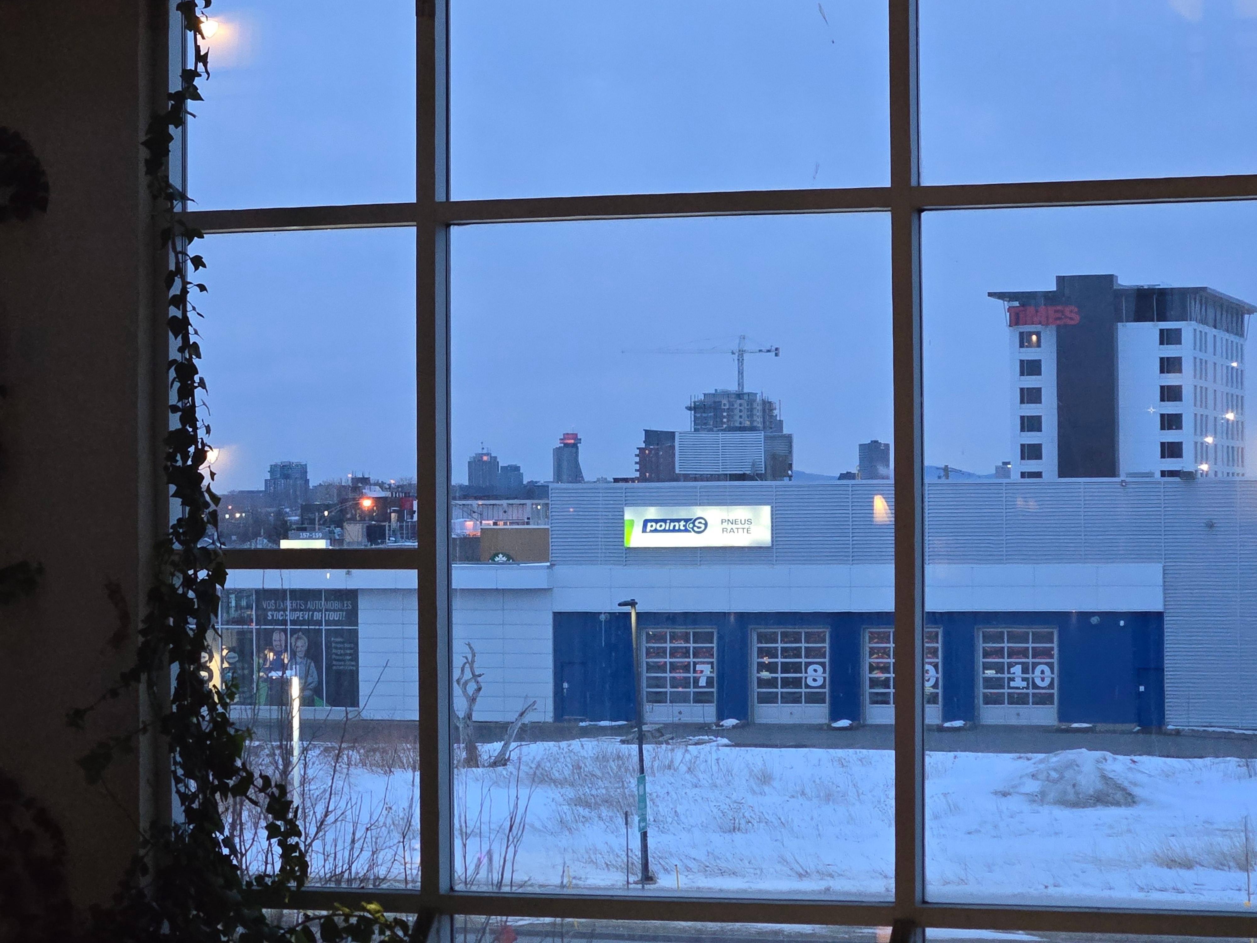 Vu du balcon intérieur 