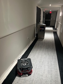 Loud machine in the hallway