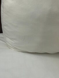 stain mark on pillow