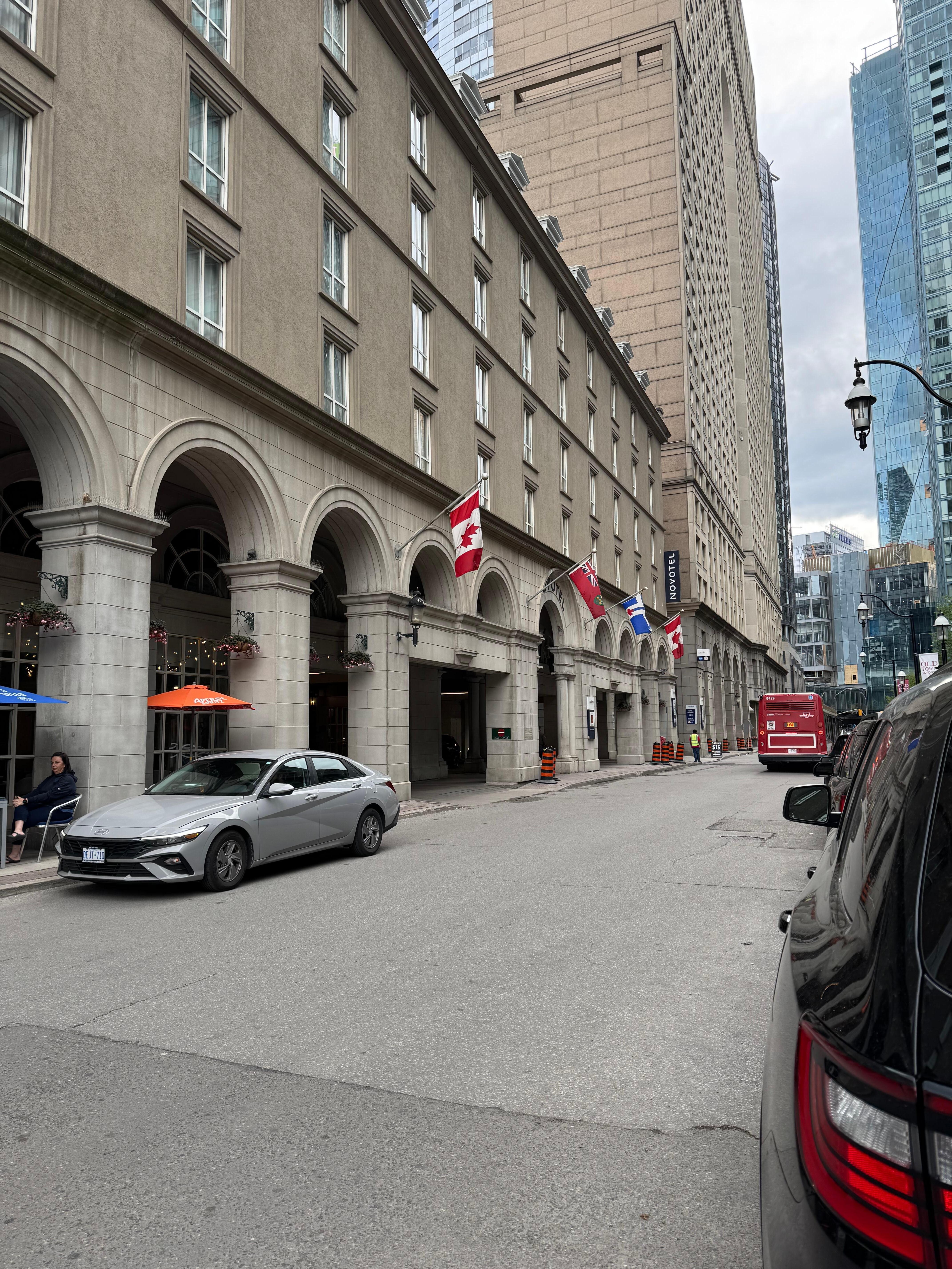 Outside of hotel
