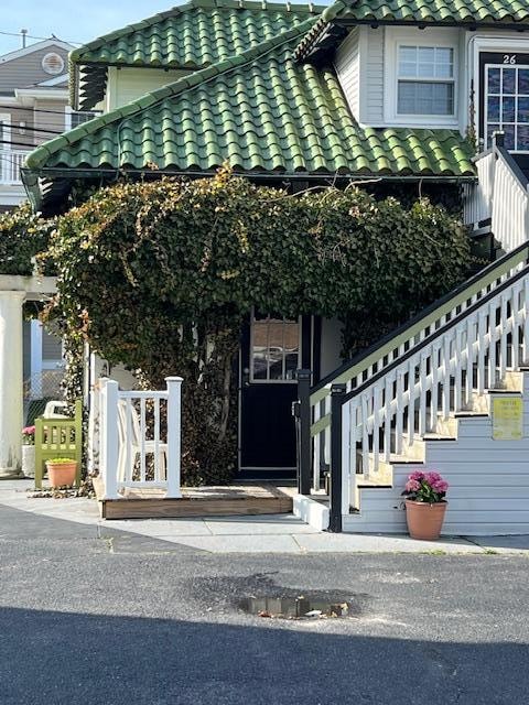 My husband had to duck to get inside.