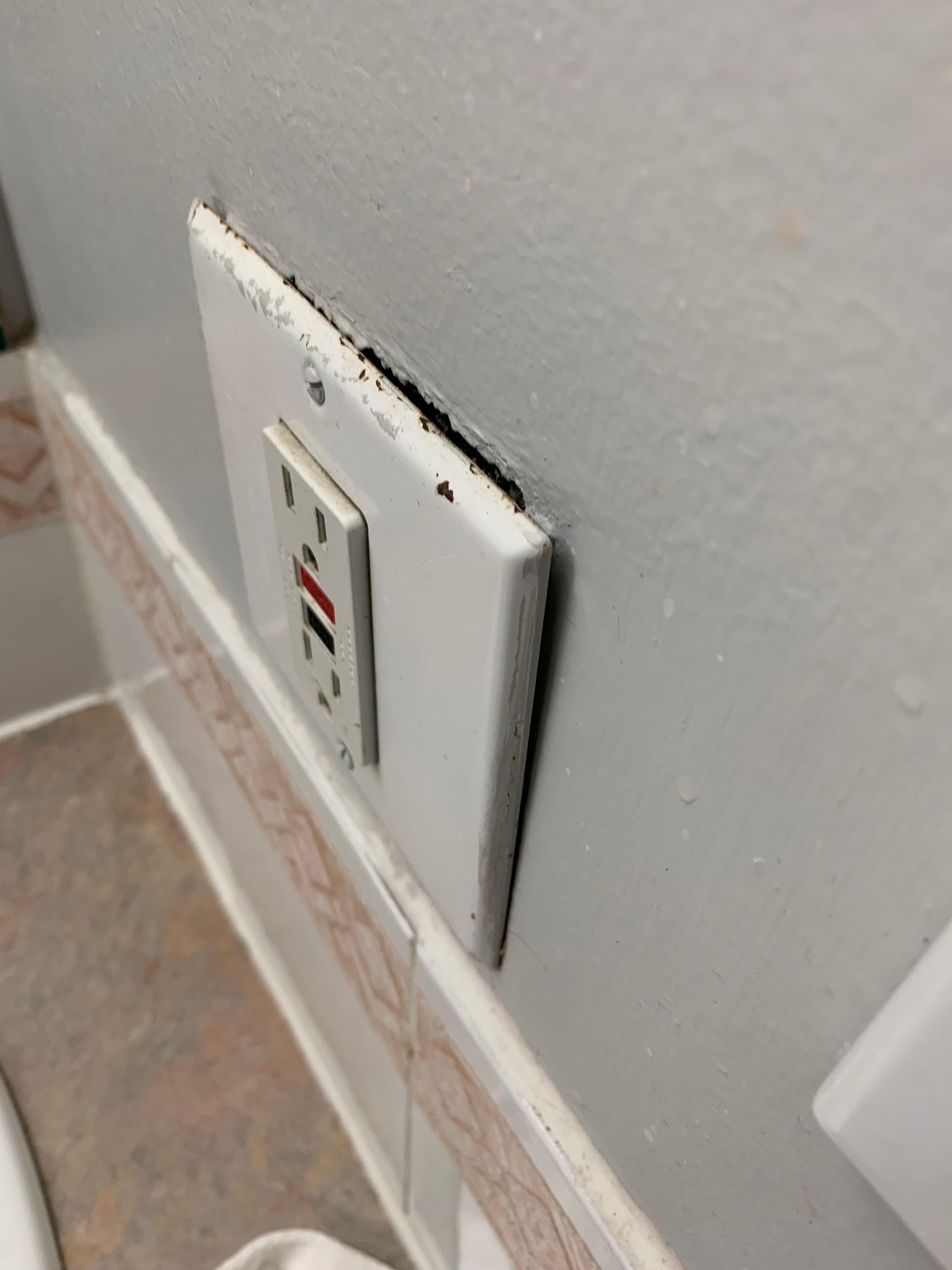 Look at all the mould on the switch plate