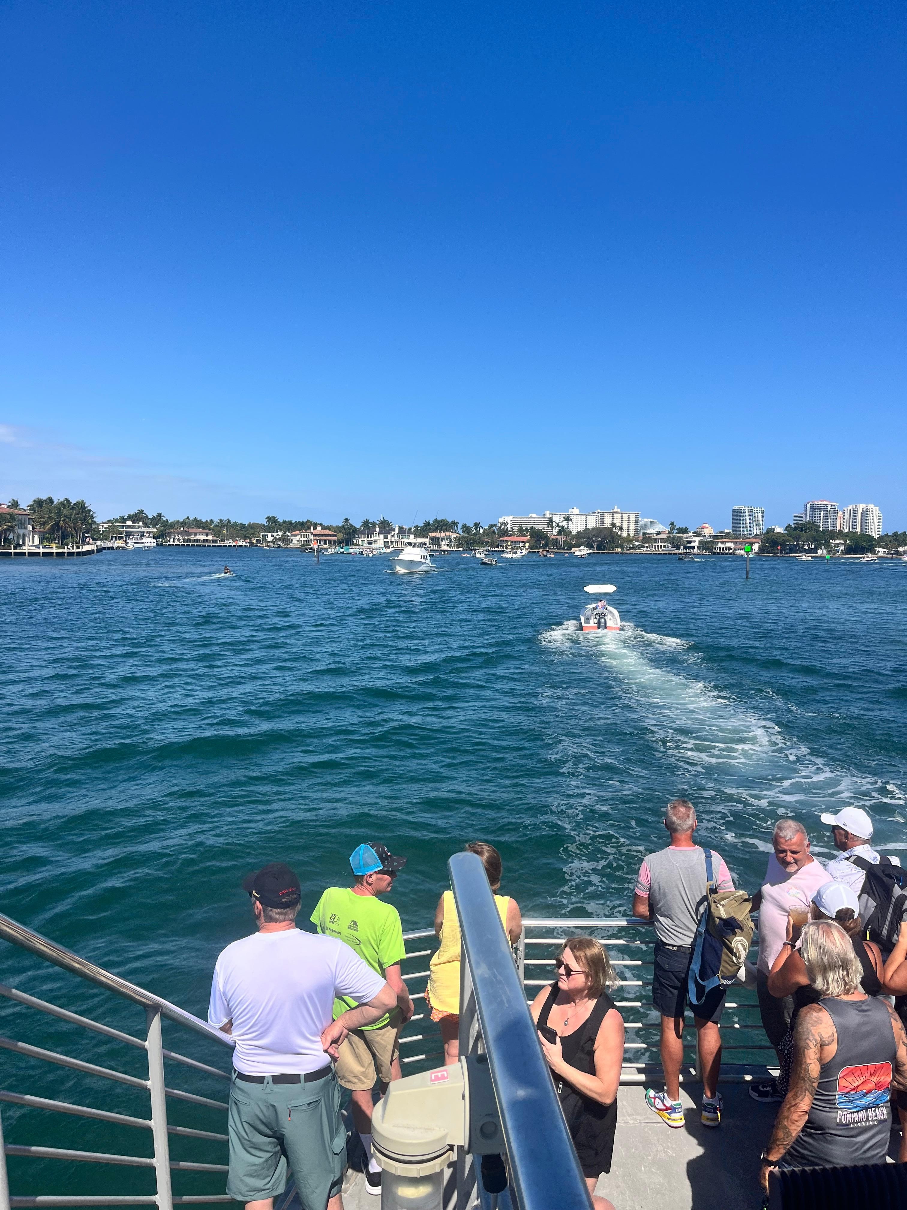 Water taxi, cruising was great